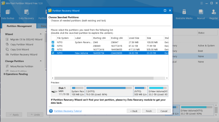 MiniTool Partition Wizard 12.8 Full Free Version Download