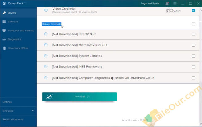 DriverPack Solution 17.11.108 Online Installer Download