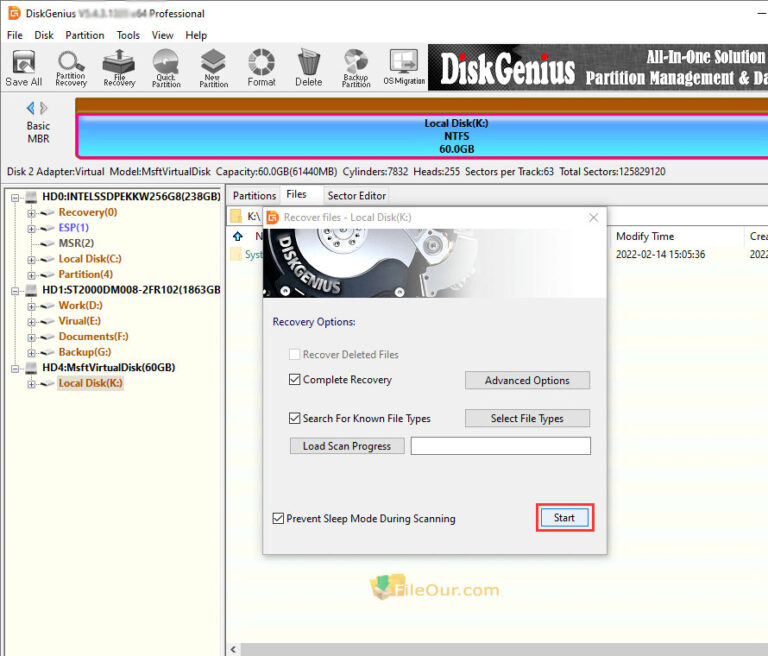 DiskGenius Free Download for Windows 11/10/8/7 (32/64 bit)