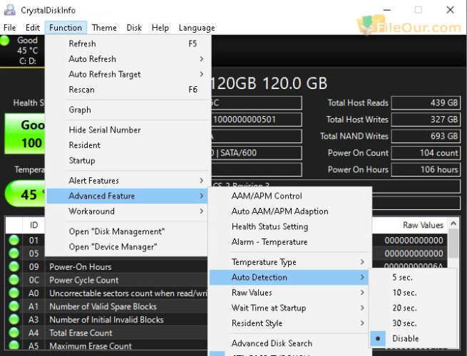 Download CrystalDiskInfo for Windows 11/10/8/7 (64/32-bit)