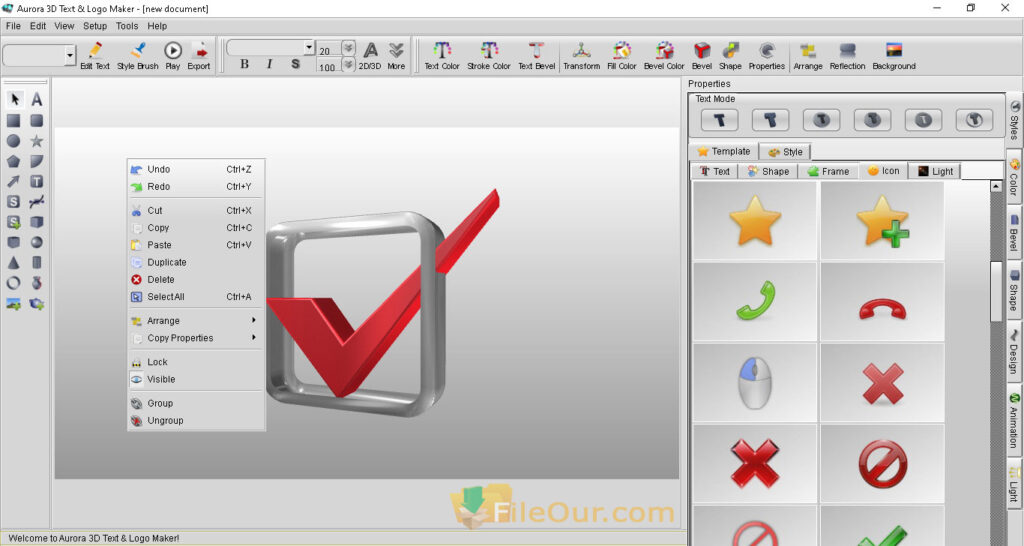 Download Aurora 3D Text & Logo Maker for PC (32/64-bit)