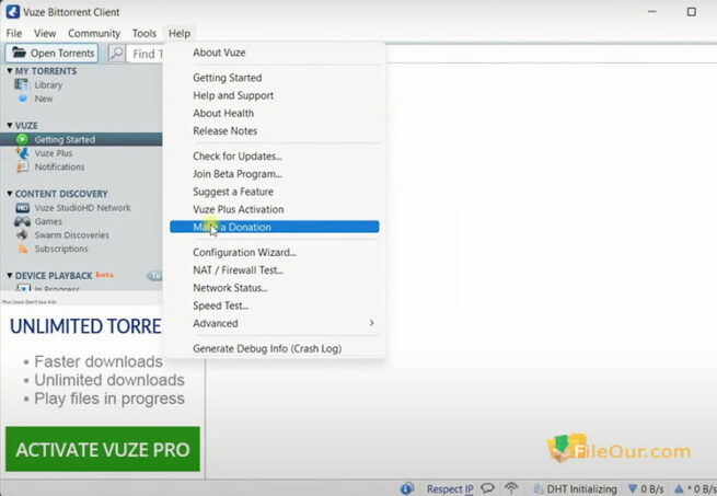 Download Vuze (32/64-bit) Windows 11/10/8/7