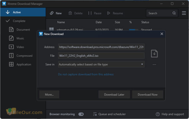 Xtreme Download Manager XDM (32/64-bit) Download for PC