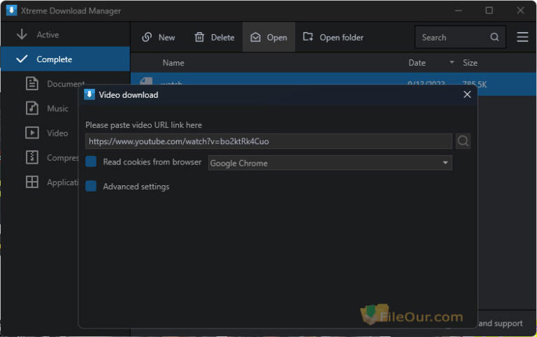 Xtreme Download Manager XDM (32/64-bit) Download for PC