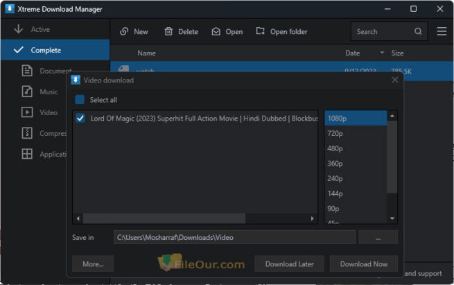 Xtreme Download Manager XDM (32/64-bit) Download for PC